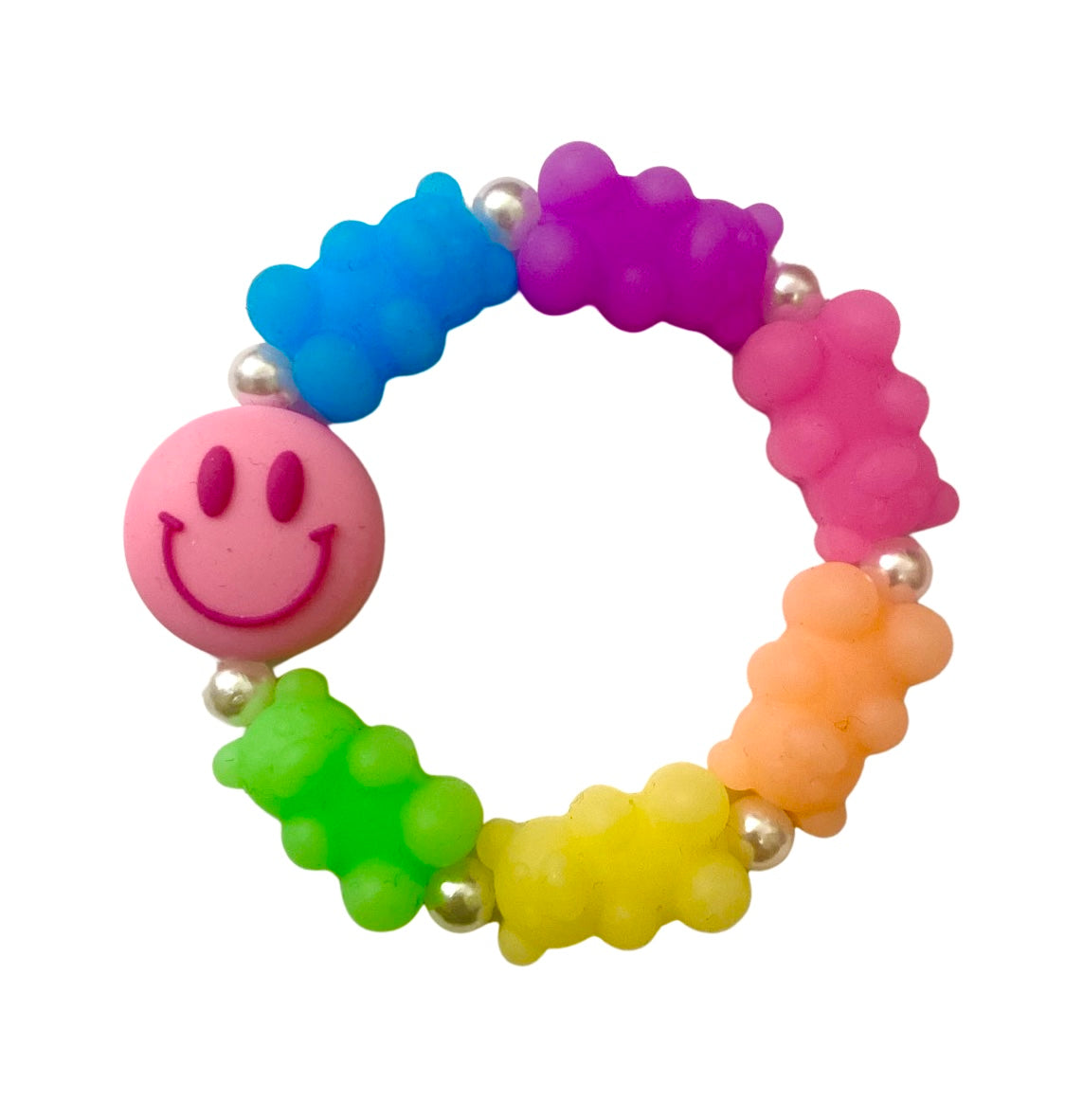 Jumbo Smiley Gummy Bracelet – LiveRainbowfully